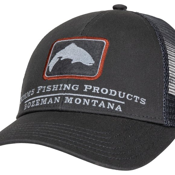 Simms | Accessories | Simms Fishing Trout Icon Trucker Cap Carbon ...